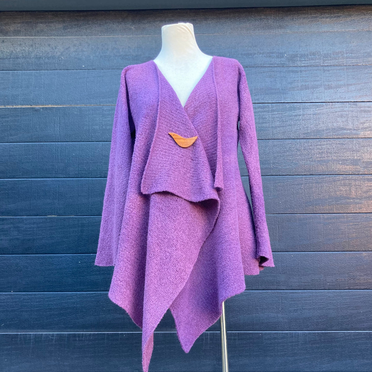 Jacket - Waterfall Front Angelina – Nullarbor Nights Knitwear